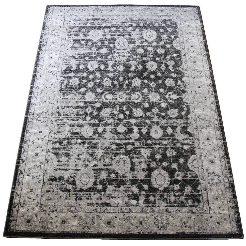 Distressed Vintage Gray Rug | Distressed Rugs - Faded Worn Rugs