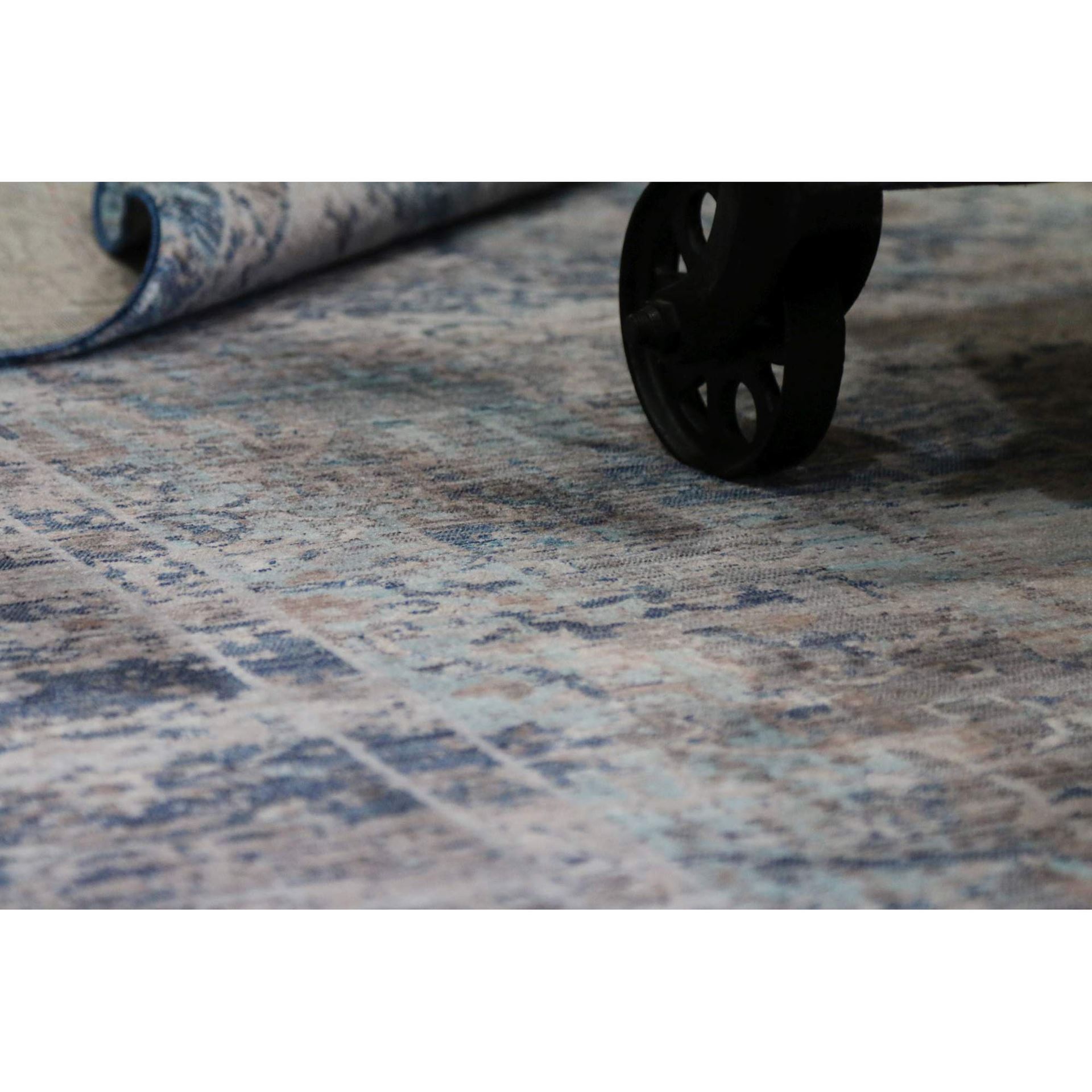 Picasso Soft Blue Distressed Rug - Vintage Persian Oriental rugs | by ...