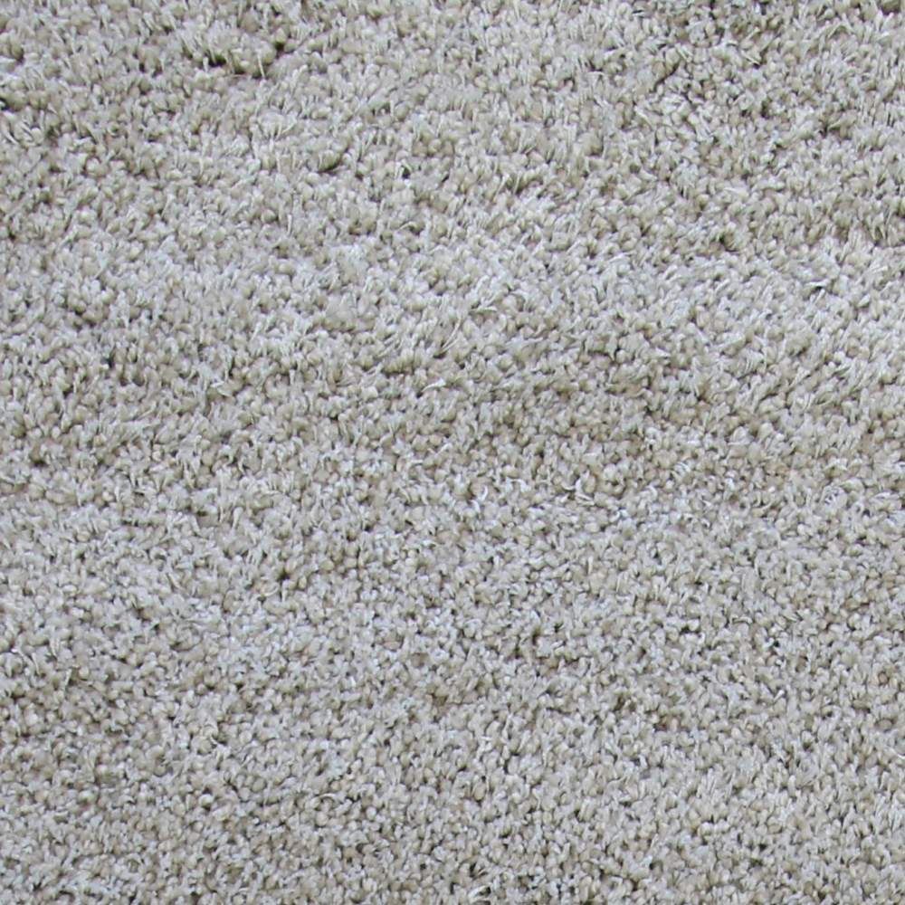 Shag Rug Solid Beige - Plush Fluffy Soft Shaggy - Non Shedding Rugs