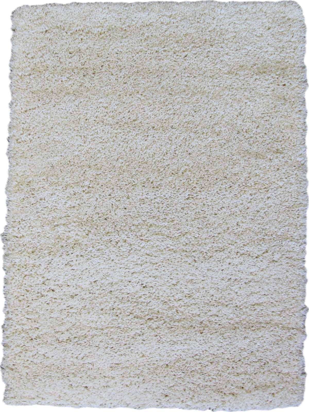Shag Rug Solid Ivory - Plush Fluffy Soft Shaggy - Cozy Rugs