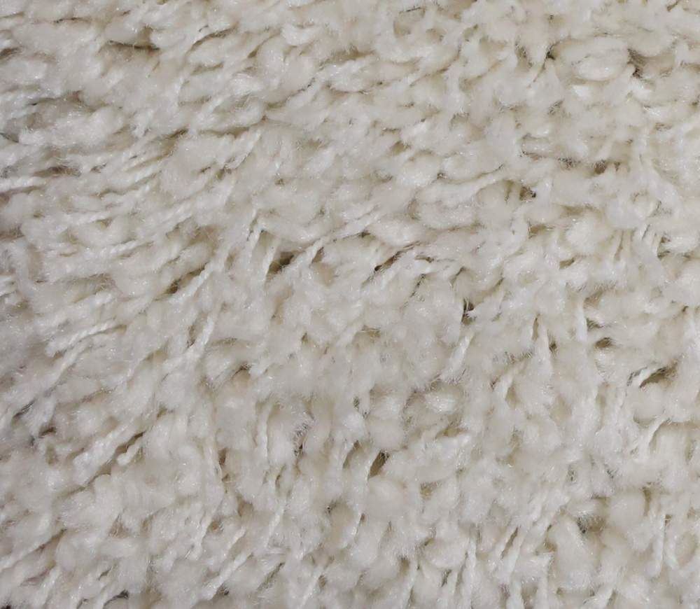 Shag Rug Solid Ivory - Plush Fluffy Soft Shaggy - Cozy Rugs