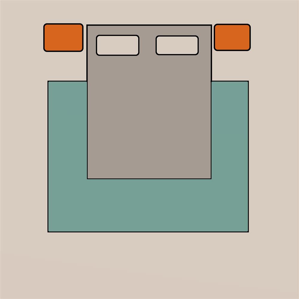 How to Choose Right Bedroom Rugs and Rug sizes under Bed